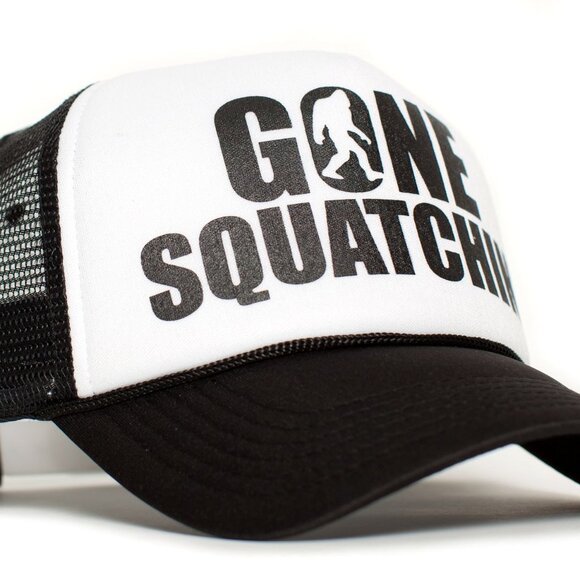 Posse Comitatus | Accessories | Gone Squatchin Printed Trucker Cap Hat ...